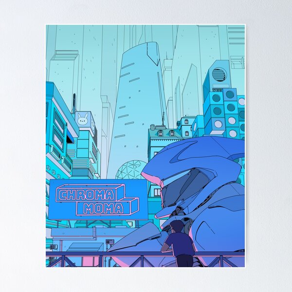 "CHROMA MOMA" Poster for Sale by ChromaMoma | Redbubble