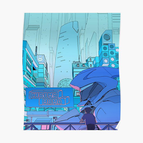 "CHROMA MOMA" Poster for Sale by ChromaMoma | Redbubble