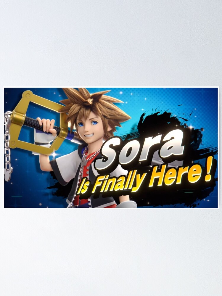 "Sora Is Finally Here (Splash Art)" Poster by TheSmashStash | Redbubble