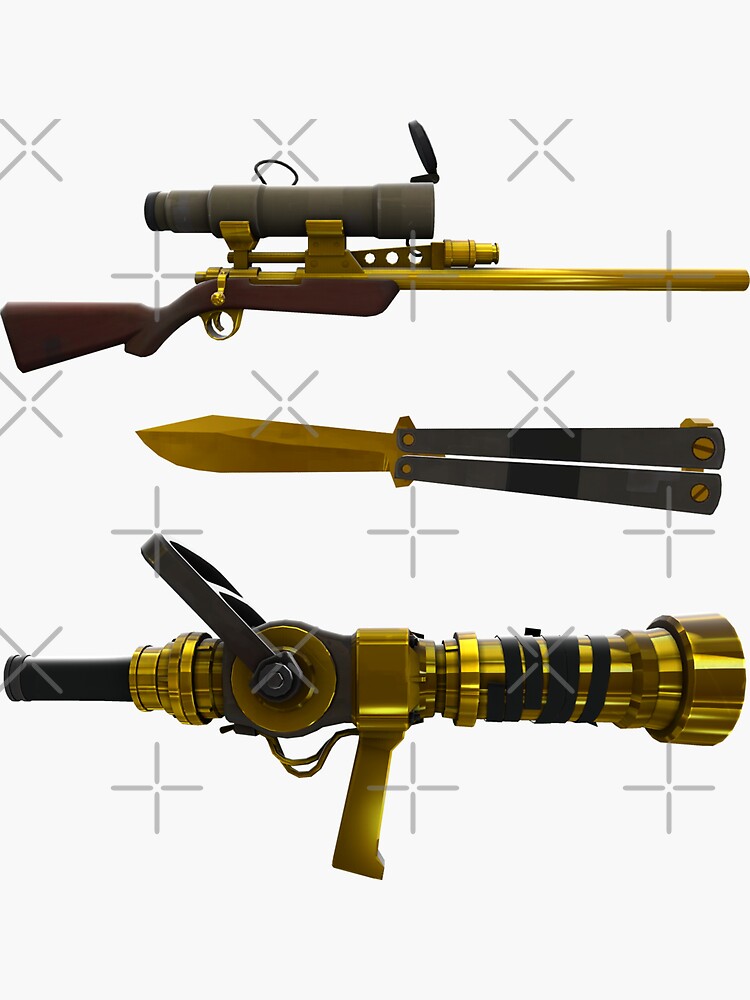 Pegatina «TF2 Support Class Australium Weapons Pack - Sniper Rifle ...