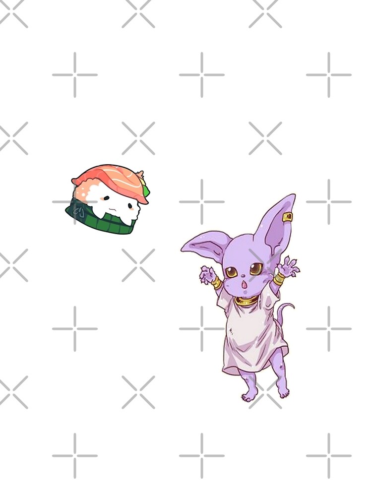 "Chibi beerus and sushi" Sleeveless Top by cemolamli | Redbubble