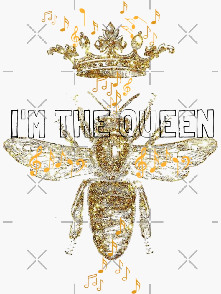 "Queen Bee" Sticker by Rosa1977 | Redbubble