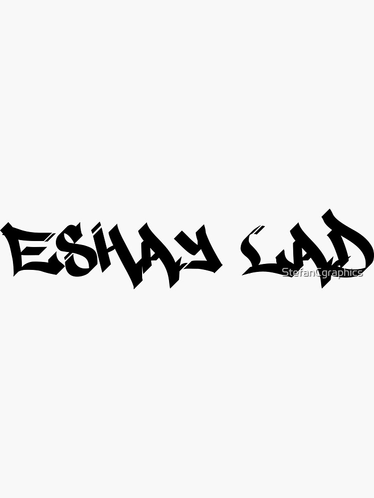 "Eshay Lad" Sticker for Sale by StefanCgraphics | Redbubble