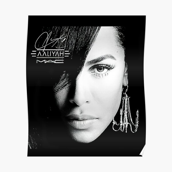 " Aaliyah" Poster for Sale by Digimonnn726 | Redbubble