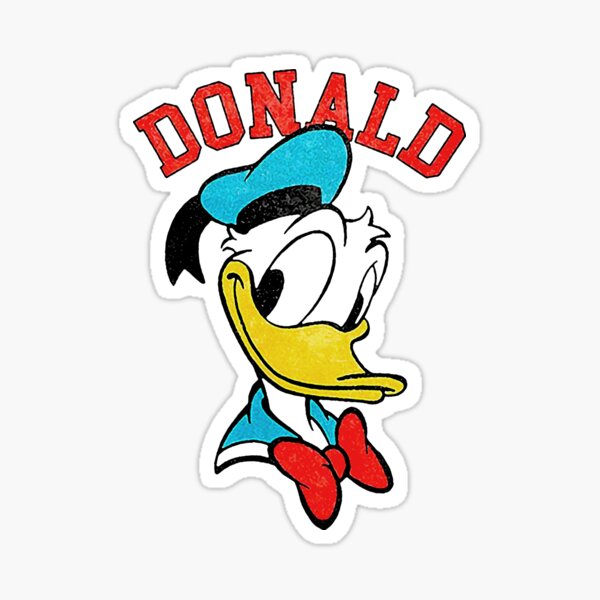 "Vintage Cute Donald " Sticker for Sale by Mark0234 | Redbubble