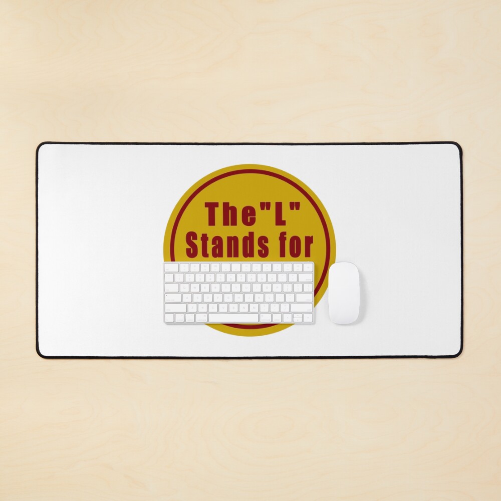 "the l stands for value" Sticker by aluap106 | Redbubble