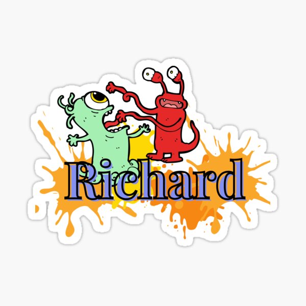 "Richard" Sticker for Sale by Ishandeck | Redbubble
