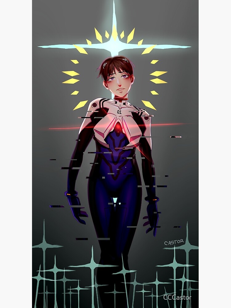 "Evangelion - Ikari Shinji " Art Print for Sale by CCCastor | Redbubble