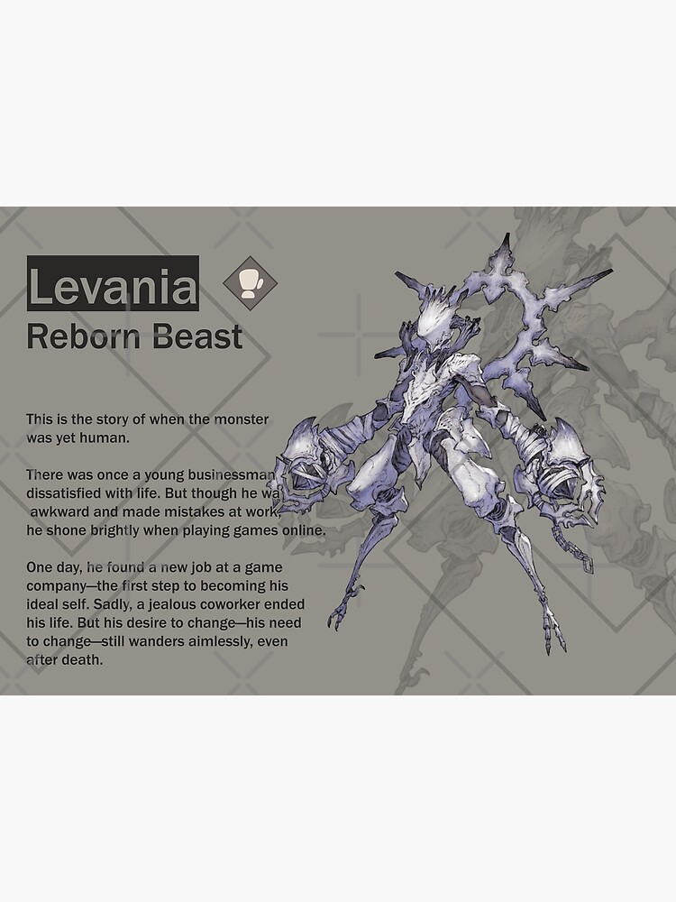 "Levania - Reborn Beast (Nier Reincarnation)" Poster by VelvetZone ...