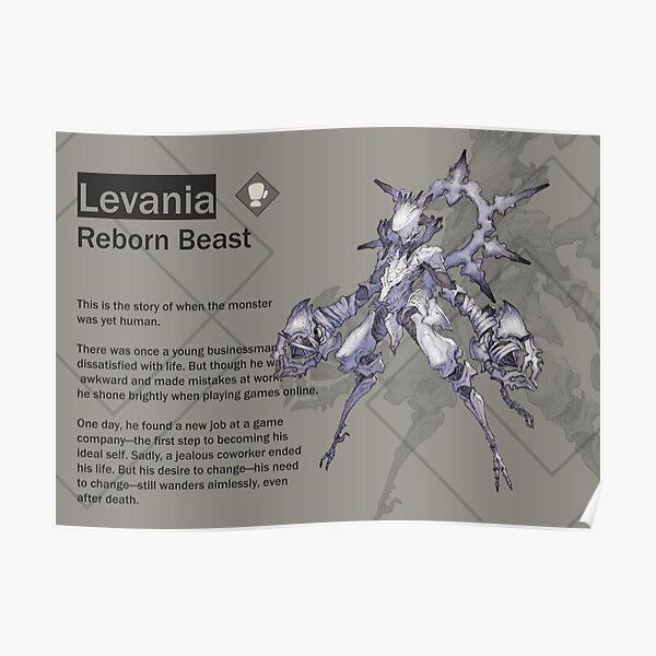 "Levania - Reborn Beast (Nier Reincarnation)" Poster by VelvetZone ...