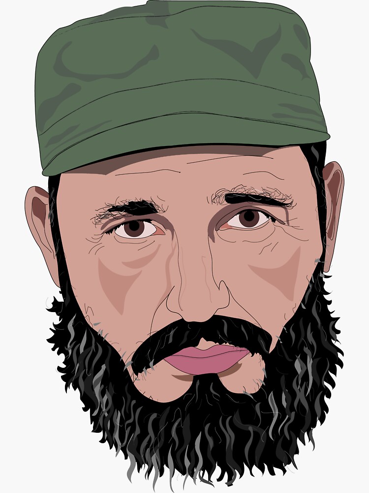 "Fidel Castro" Sticker for Sale by ambriente | Redbubble