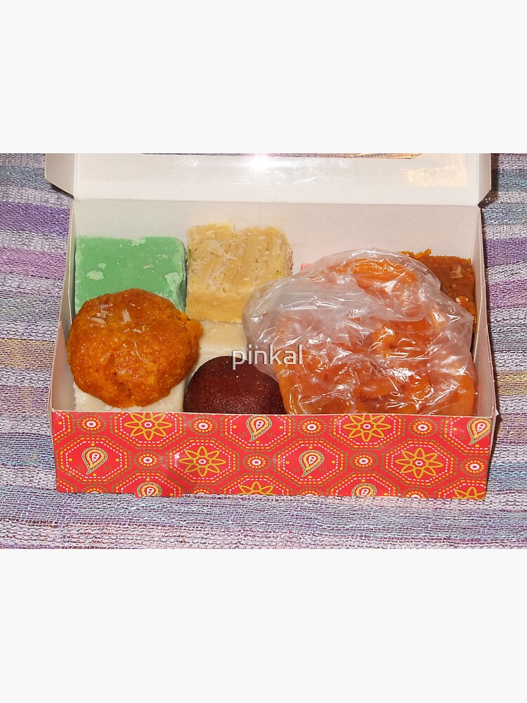 "Indian Sweets" Sticker for Sale by pinkal | Redbubble