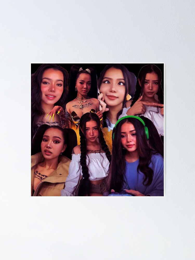 Póster «Diseño de cartel collage bella poarch 2021» de aditmohan27 ...