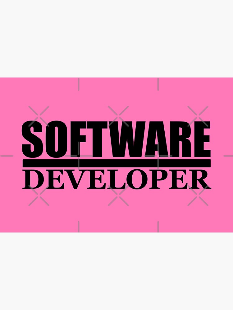 "Software Developer Pink" Sticker for Sale by IrinchiDE | Redbubble