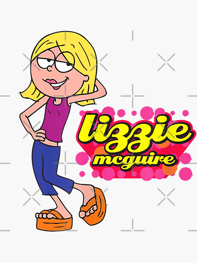 "Lizzie McGuire Animated Lizzie Pose" Sticker for Sale by ...