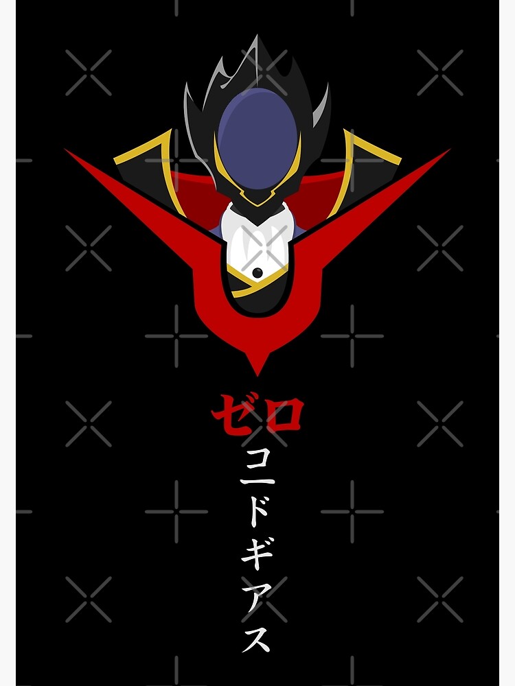 "Zero Code Geass" Poster by Raitoseji | Redbubble