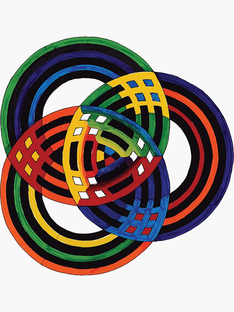 "Tri circle" Sticker for Sale by dipples | Redbubble