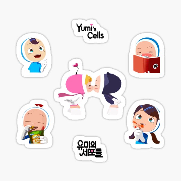"Yumi's Cells | Pack" Sticker for Sale by TakkHanaShop | Redbubble