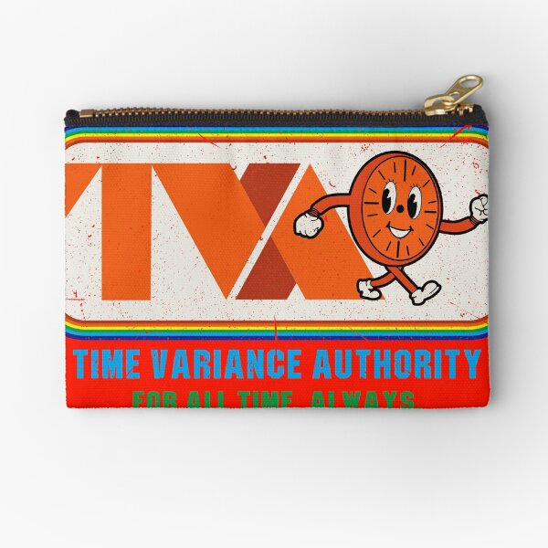 "TVA Time Variance Authority Miss Minutes Rainbow Worn" Zipper Pouch ...