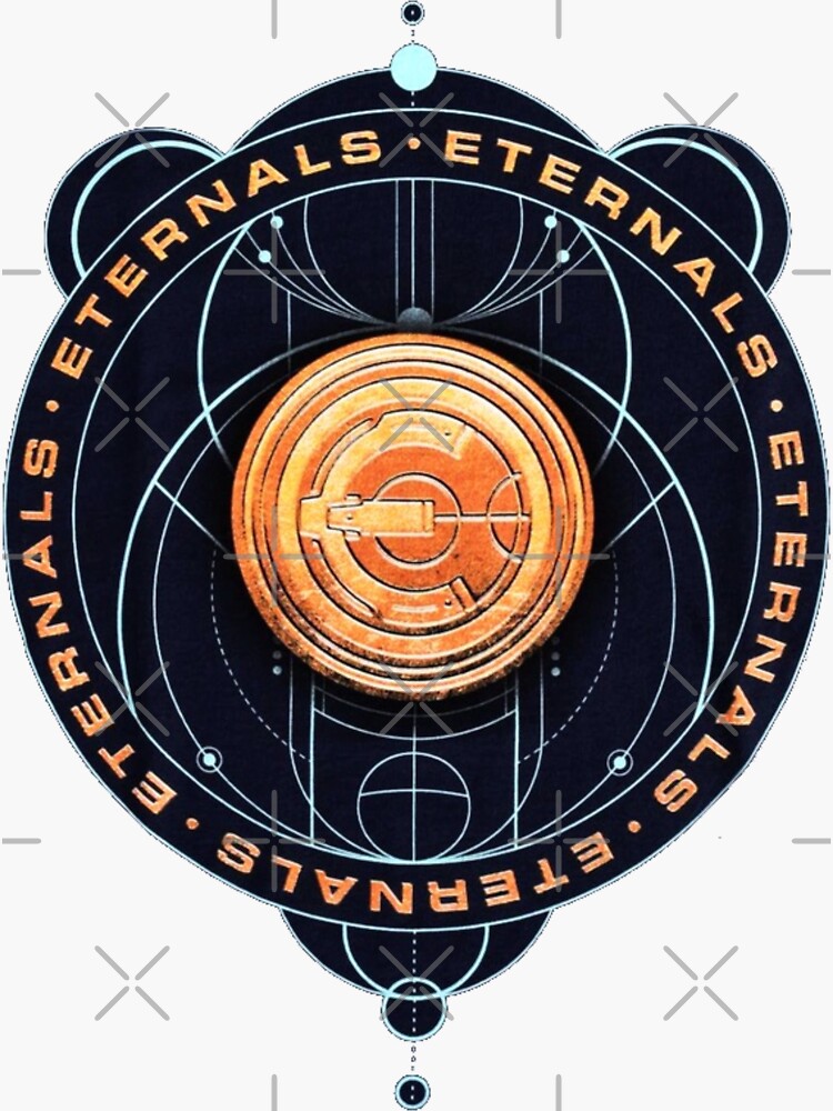 "eternals symbols" Sticker for Sale by sumejjap | Redbubble