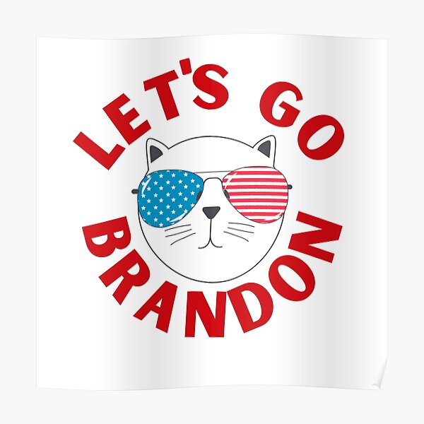 "Let's Go Brandon - Meme" Poster for Sale by fowons | Redbubble