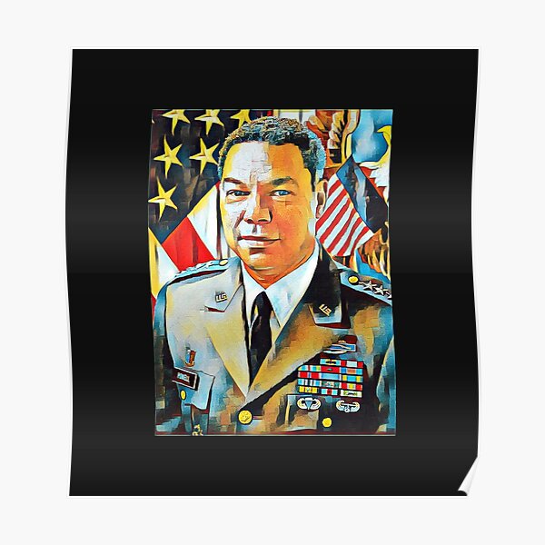 "Colin powell - rip colin powell" Poster for Sale by ibrahimbahram ...