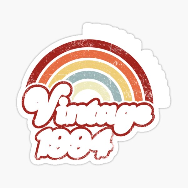 "Vintage 1994 27 Years Old 27th Birthday Limited" Sticker for Sale by ...