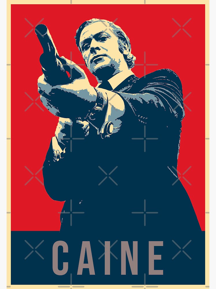 "Illustration Pop Art Michael Caine" Sticker for Sale by VikingZen ...
