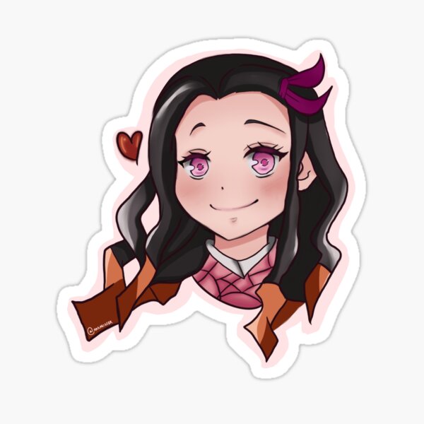 "Nezuko Kamado Chibi Kimetsu no Yaiba" Sticker by masakisser | Redbubble