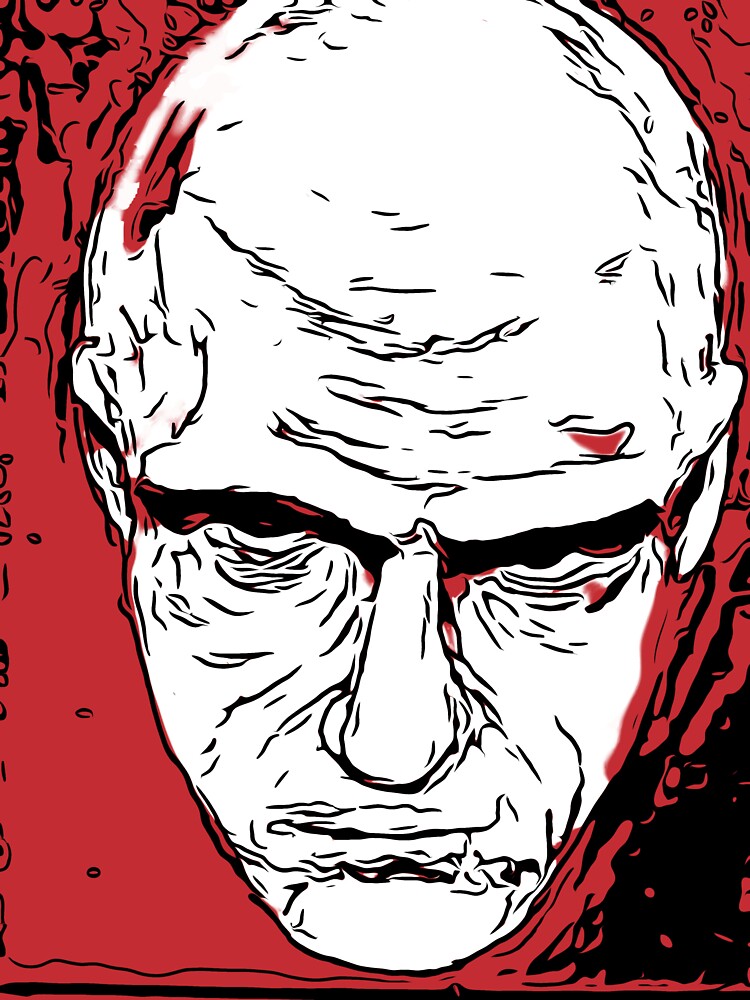 "Angry Head Red" Sticker by Nonoclays | Redbubble