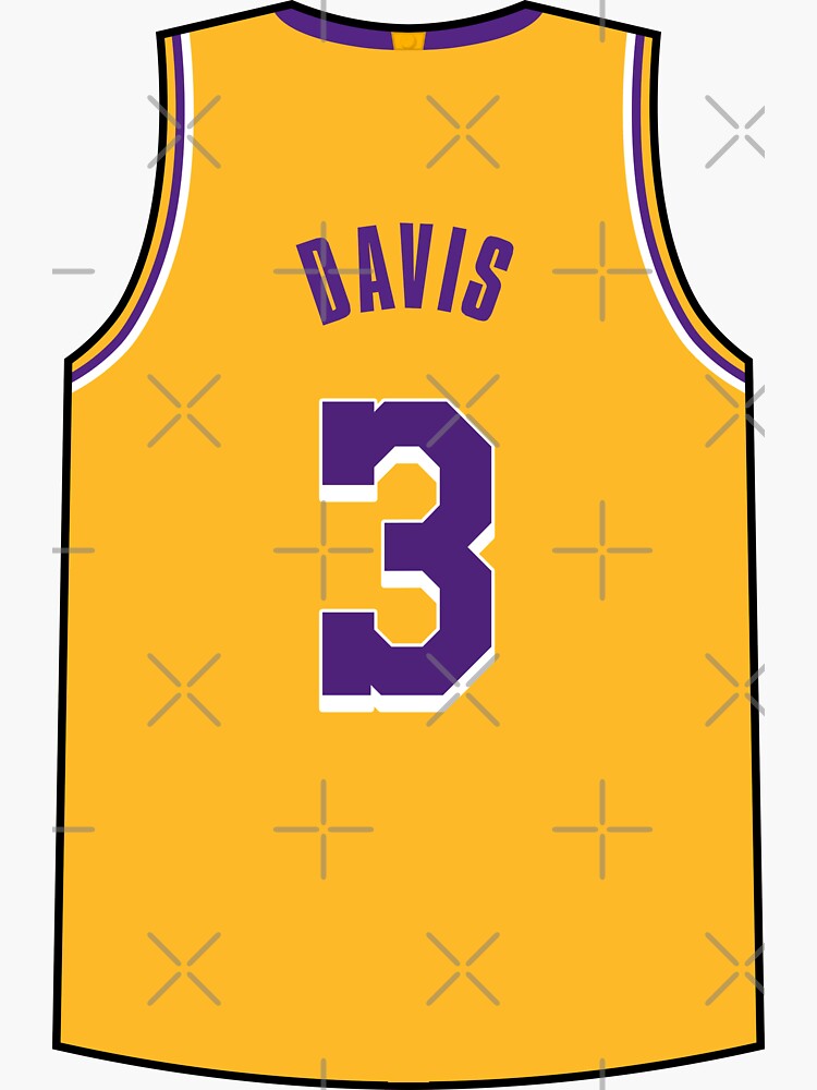"Anthony Davis Icon Jersey" Sticker for Sale by designsheaven | Redbubble