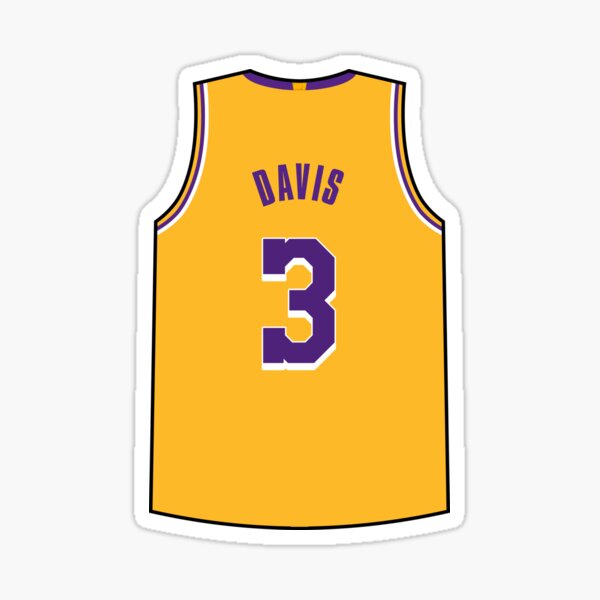 "Anthony Davis Icon Jersey" Sticker for Sale by designsheaven | Redbubble