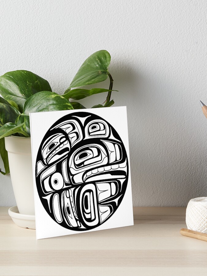 "Orca Circle formline pendant native american salish blackfish" Art ...