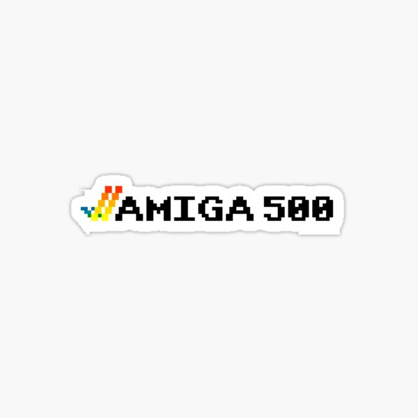 "AMIGA 500 fan 02" Sticker for Sale by UlrichBergmann | Redbubble