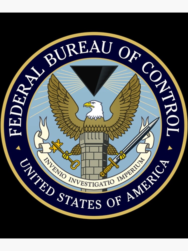 "Best Federal Bureau Of Control " Poster by hpgamer | Redbubble