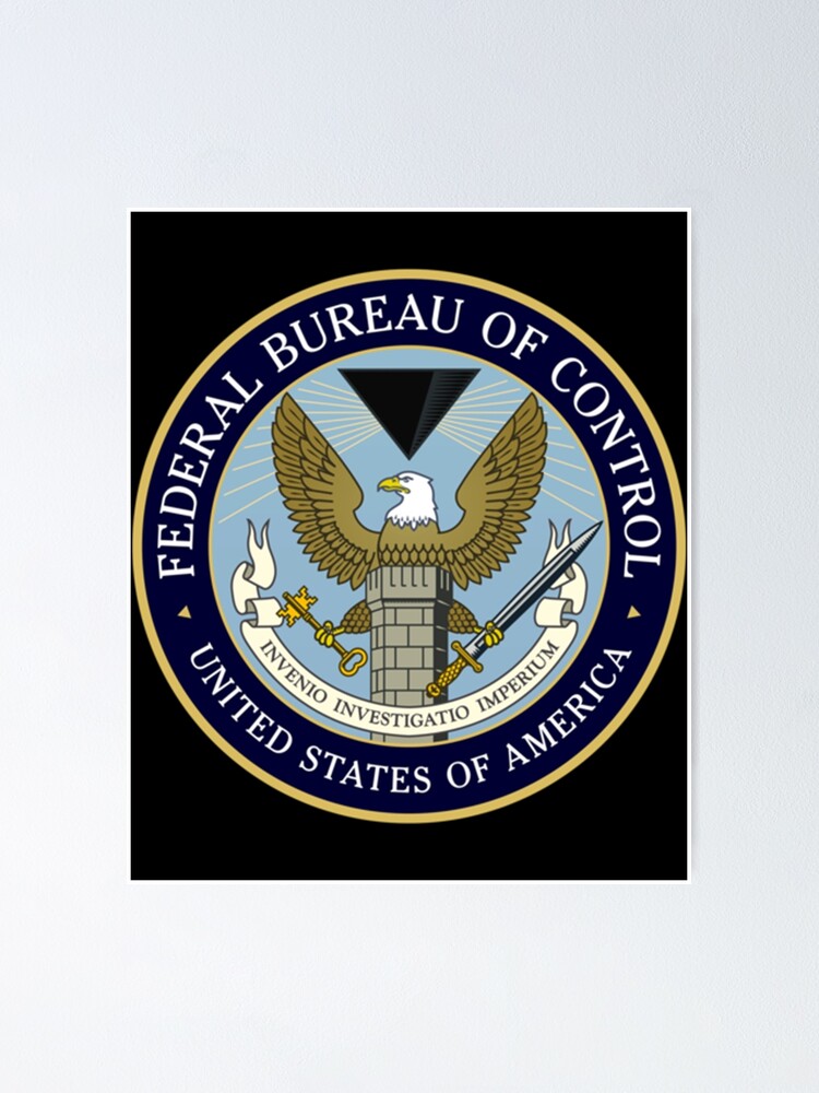 "Best Federal Bureau Of Control " Poster by hpgamer | Redbubble
