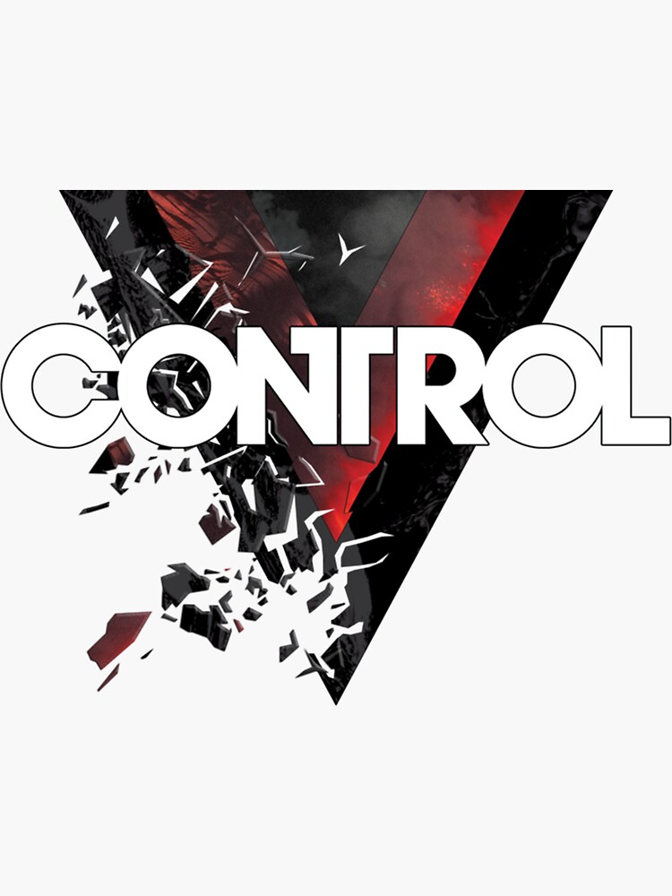 "Control Logo Fracture " Sticker for Sale by hpgamer | Redbubble