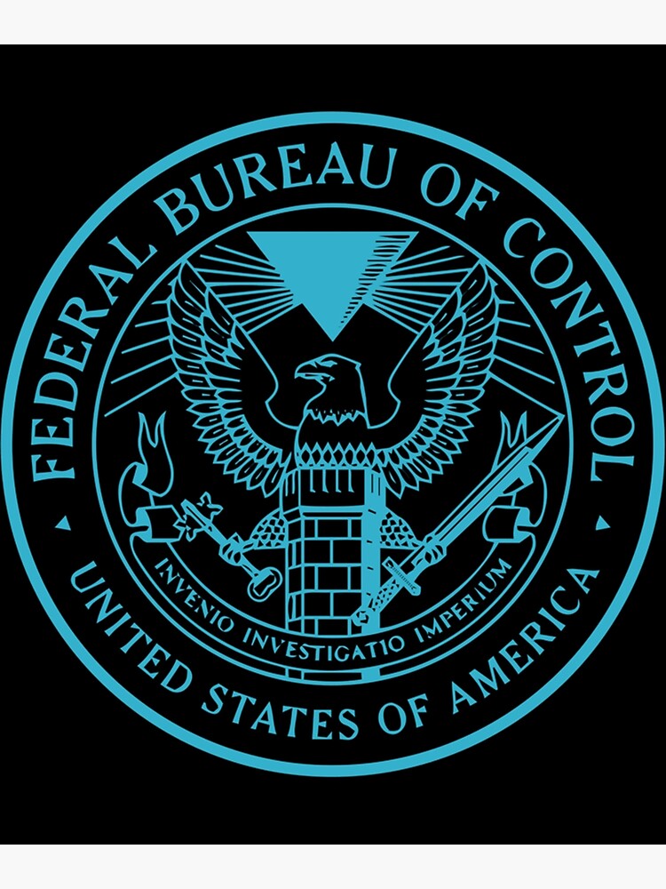 "Federal bureau of Control " Poster for Sale by hpgamer | Redbubble