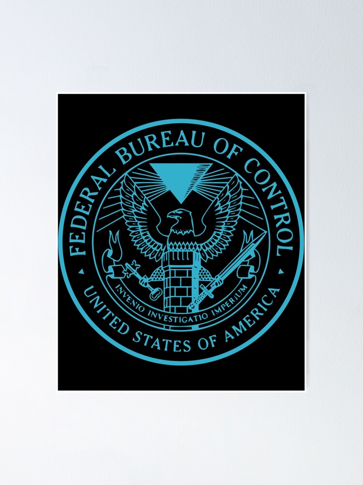 "Federal bureau of Control " Poster for Sale by hpgamer | Redbubble