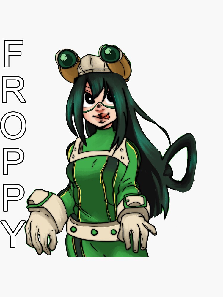 "Froppy!" Sticker by DoodlingDia | Redbubble