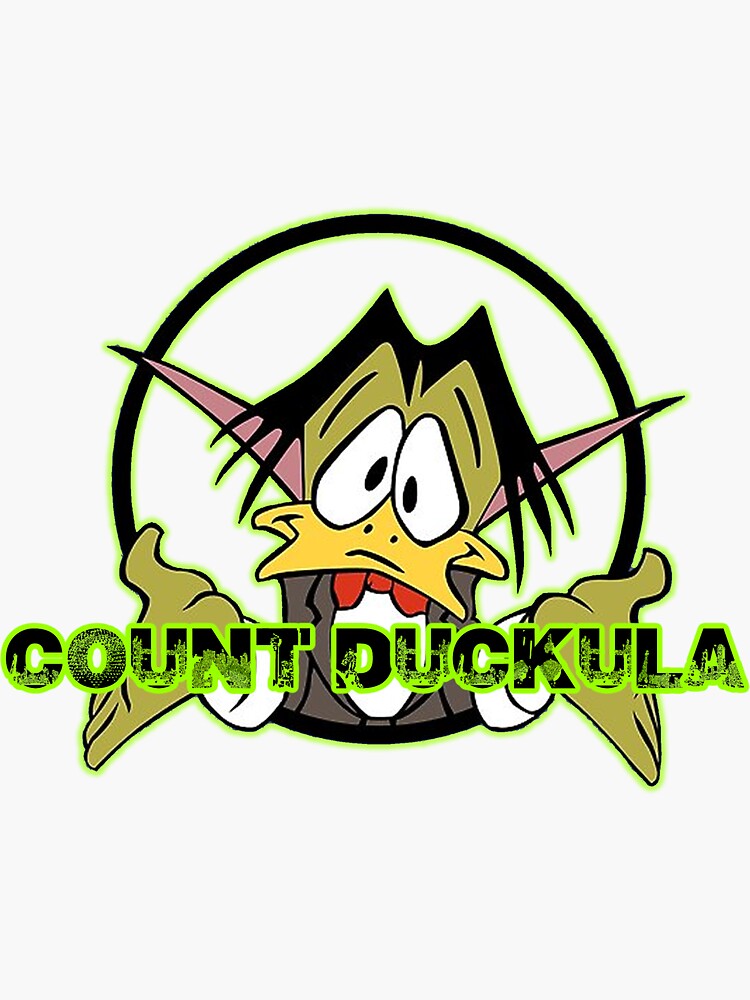 "Count Duckula Classic" Sticker for Sale by Specialstace83 | Redbubble