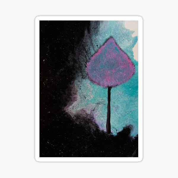 "Trees Collection – The Purple One " Sticker for Sale by lorealiidali ...