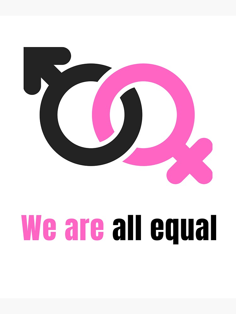 "We are all equal " Sticker for Sale by SyBook | Redbubble