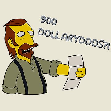 "900 DOLLARYDOOS?!" Sticker for Sale by thebcarts | Redbubble