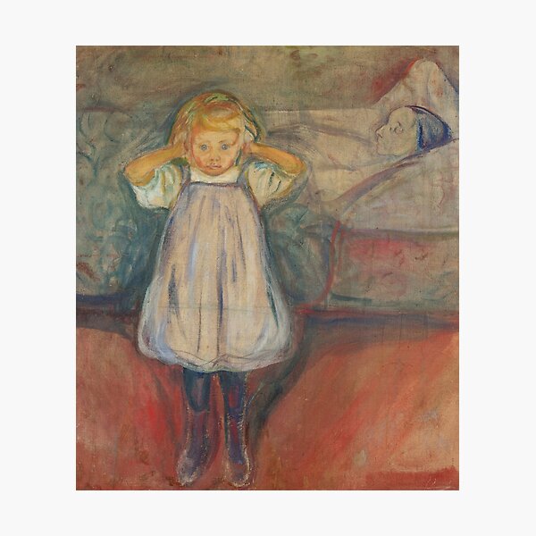 "Edvard Munch - The Child and Death - BigArt" Photographic Print for ...