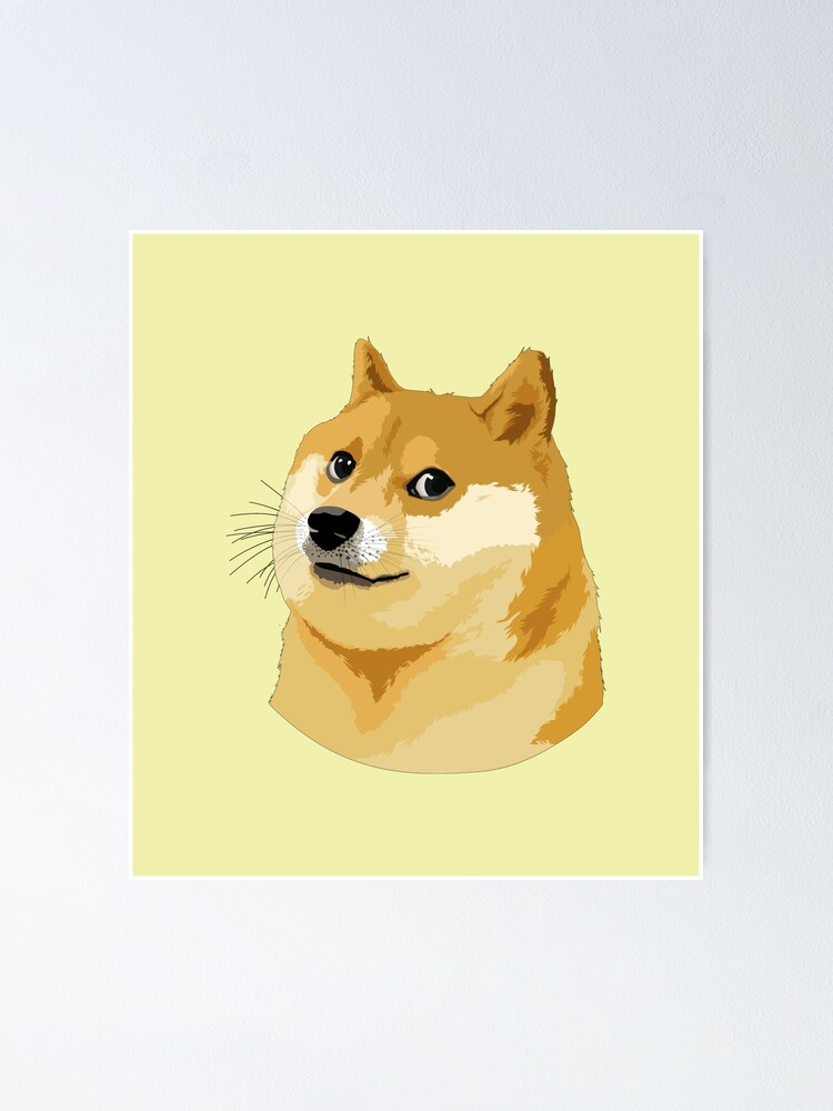 "Doge Coin Logo" Poster for Sale by StepupDesign | Redbubble