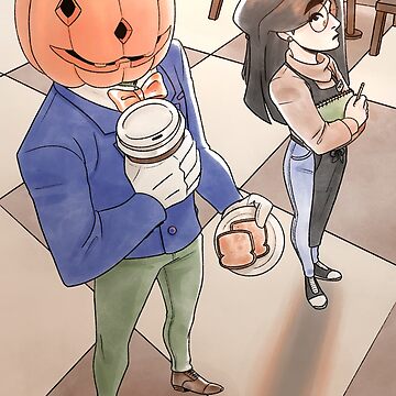 "The Pumpkin Sells Real Estate - Lantrell and Yumi" Sticker for Sale by ...