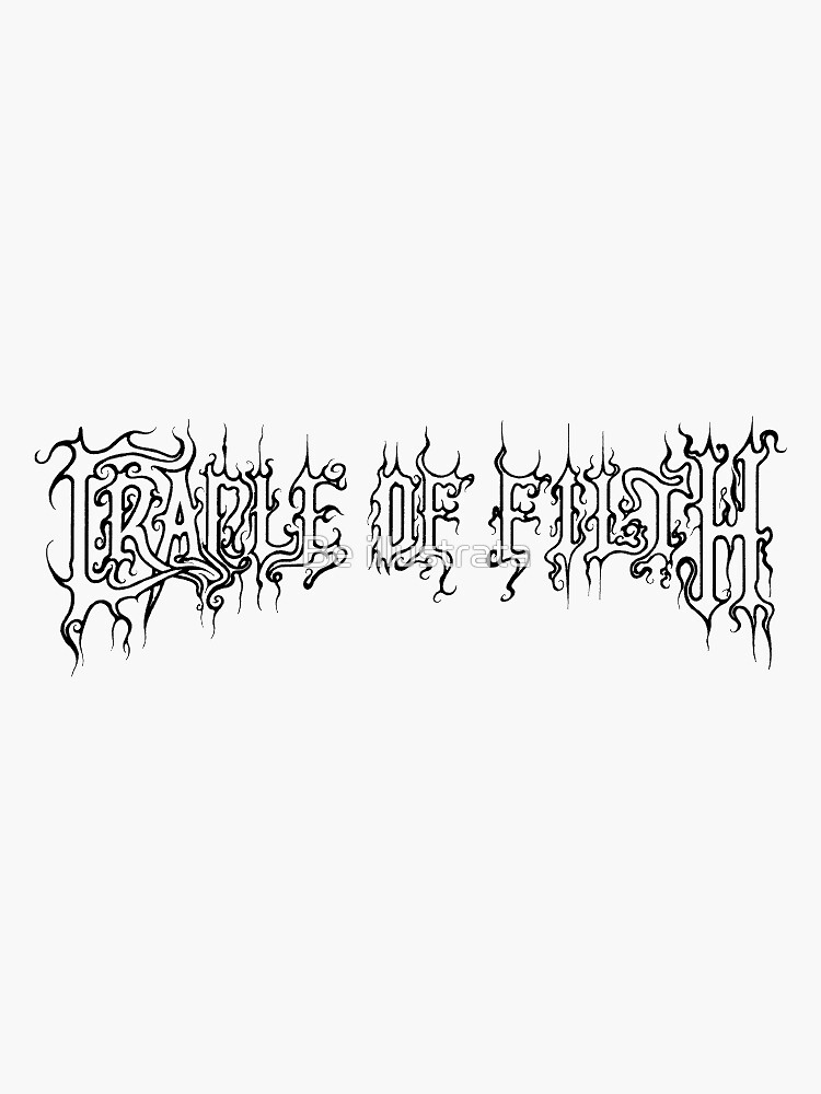 "Cradle Of Filth " Sticker by Robin2000 | Redbubble