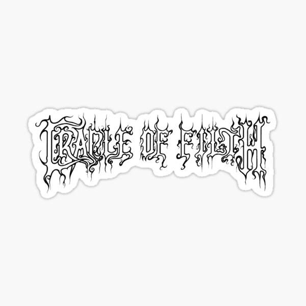 "Cradle Of Filth " Sticker by Robin2000 | Redbubble