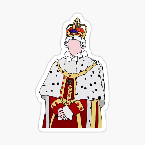 "King George III" Sticker for Sale by jcdeegs123 | Redbubble